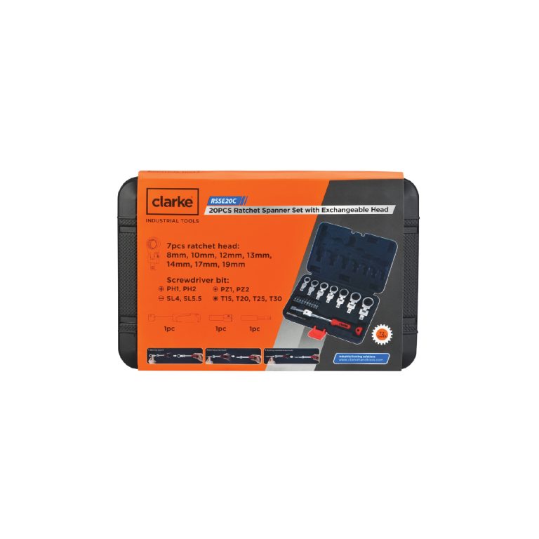 Buy 20Pcs Ratchet Spanner Set Tools in UAE - Clarke® Industrial Tools
